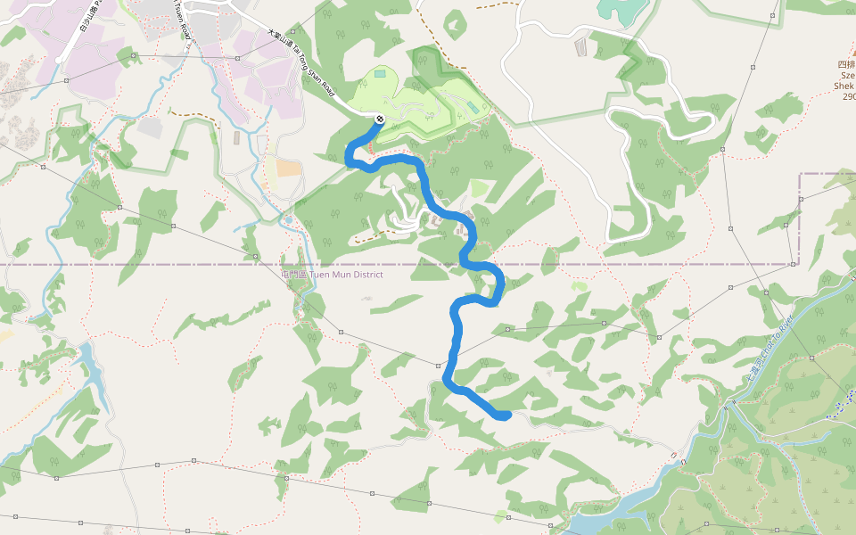 Tai Lam Country Park-MacLehose Trail in New Territories | Walking Map