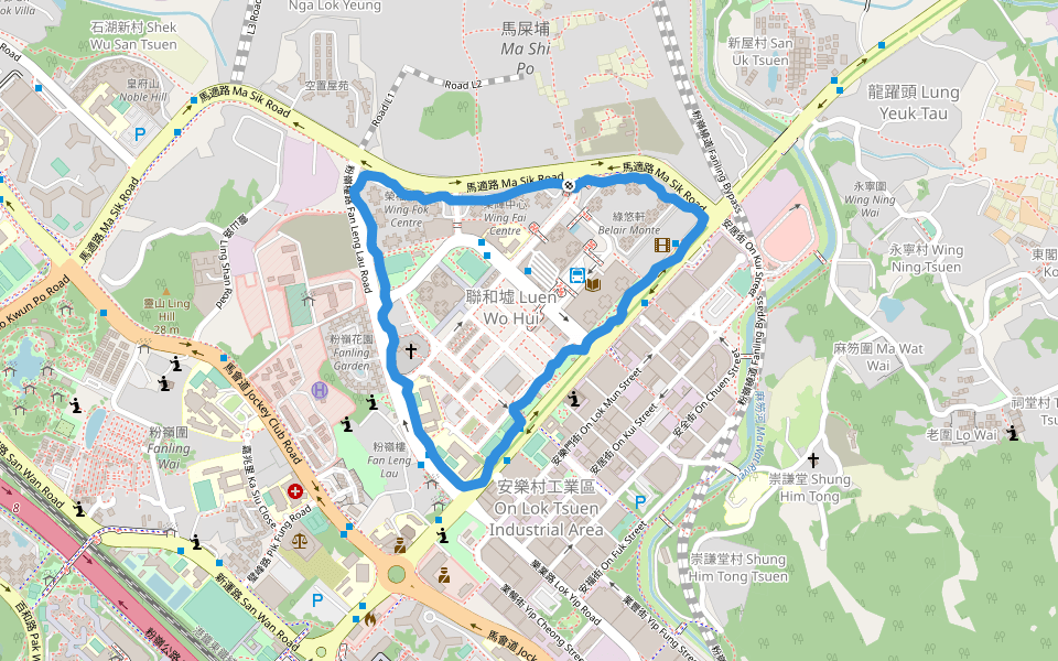 Ma Sik Road in New Territories | Walking Map