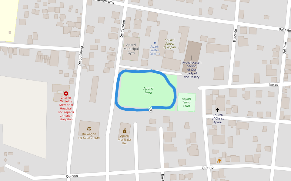 Aparri Park Walking and Running - Cagayan, Philippines | Pacer