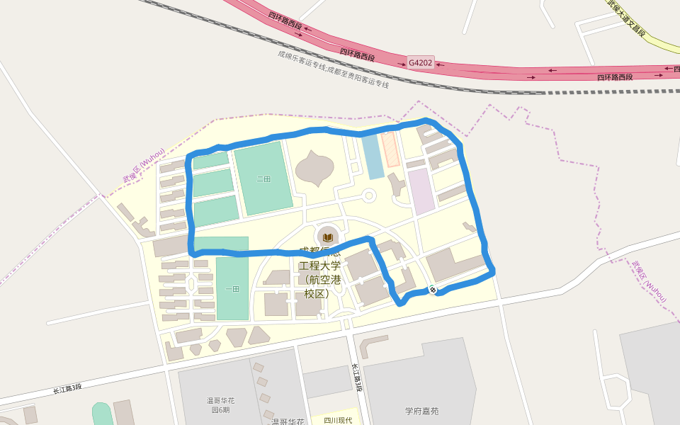 Chengdu University of Information Technology (Airport Campus) Walking ...