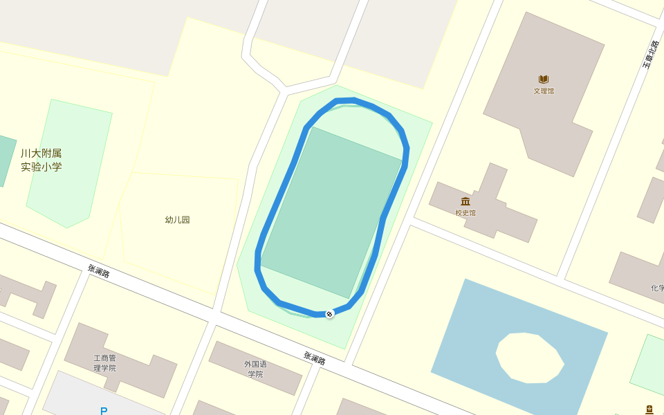 Sichuan University in Si Chuan Sheng | Walking Map