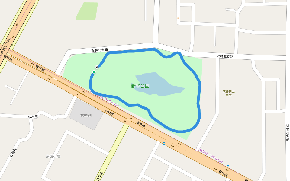 Xinhua Park Walking and Running - Chenghua District, Chengdu, China | Pacer