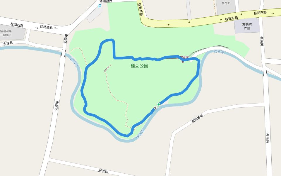 Guihu Park in Si Chuan Sheng | Walking Map