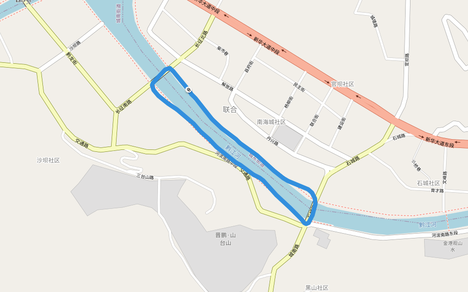 Middle section of Hebin South Road Walking and Running - Chongqing ...