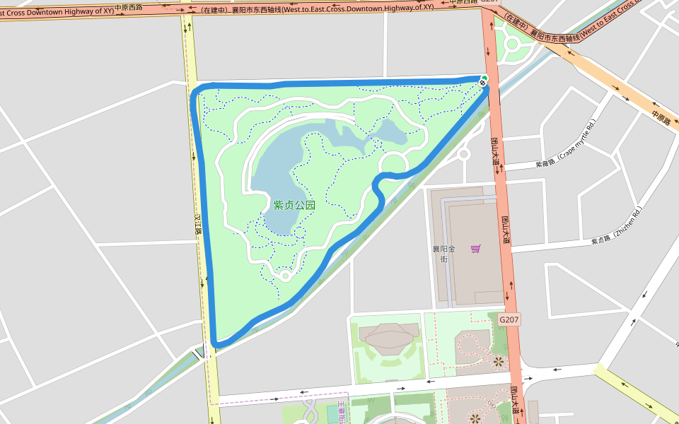 Zizhen Park Walking and Running - Fancheng District, Xiangyang, China ...