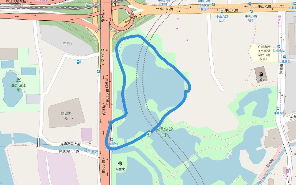 Liwan Lake Park Walking and Running - Liwan District, Guangzhou, China ...