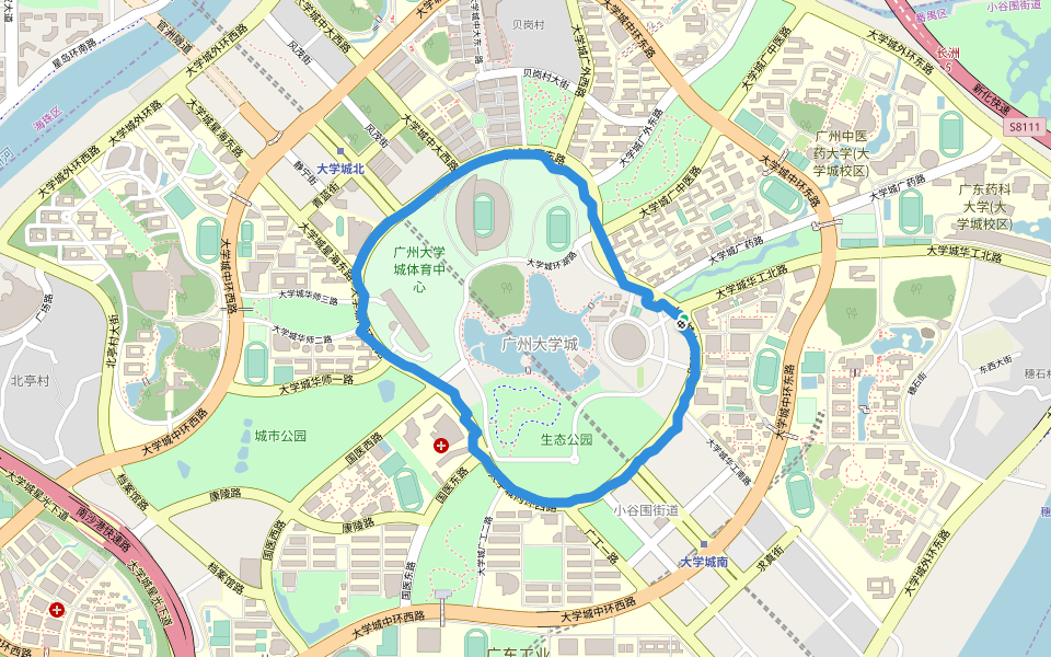 Guangzhou University City Walking And Running Trail - Panyu District ...