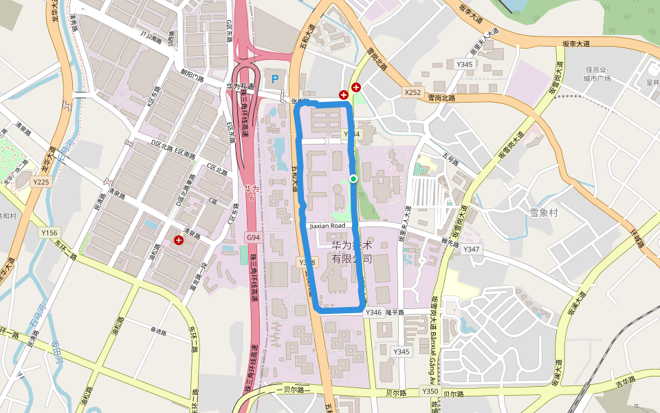 Huawei in Guang Dong Sheng | Walking Map