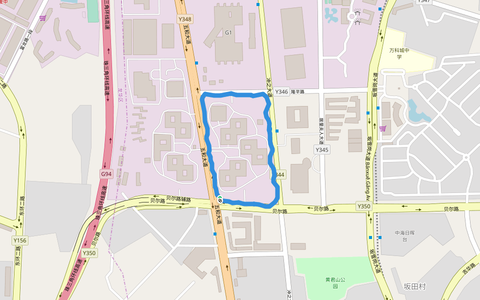 Huawei in Guang Dong Sheng | Walking Map