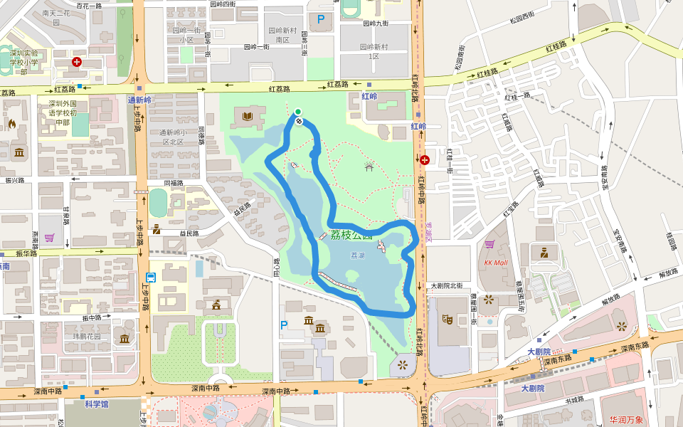 Lychee Park in Guang Dong Sheng | Walking Map