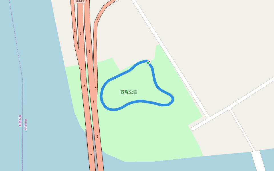 Xidi Park in Guang Dong Sheng | Walking Map