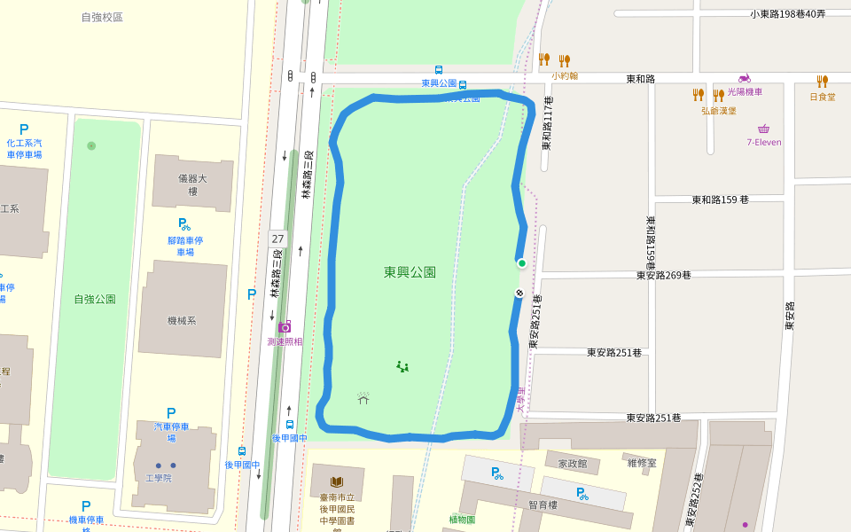 Dongxing Park Walking and Running - East District, Tainan, Taiwan ...