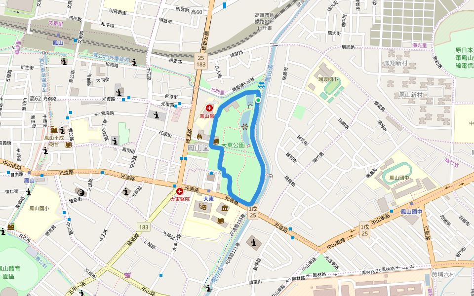 Daito Park Walking and Running - Fengshan District, Kaohsiung City ...