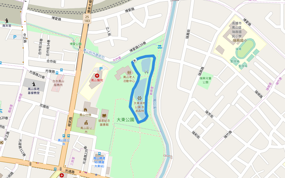 Daito Park Walking and Running - Fengshan District, Kaohsiung City ...