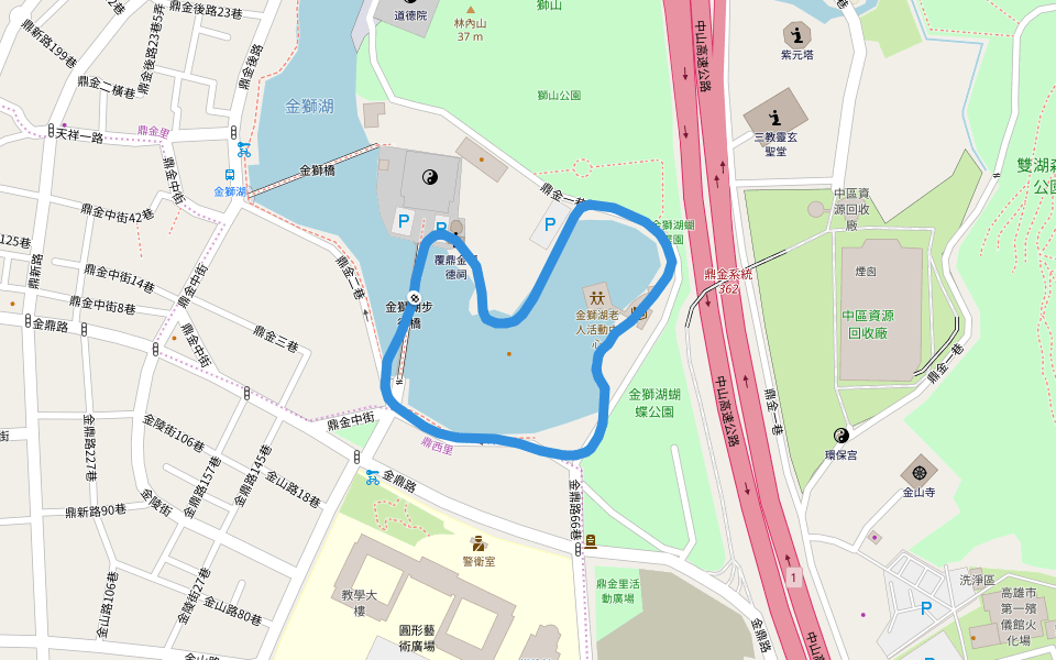 Golden Lion Lake | Walking Map