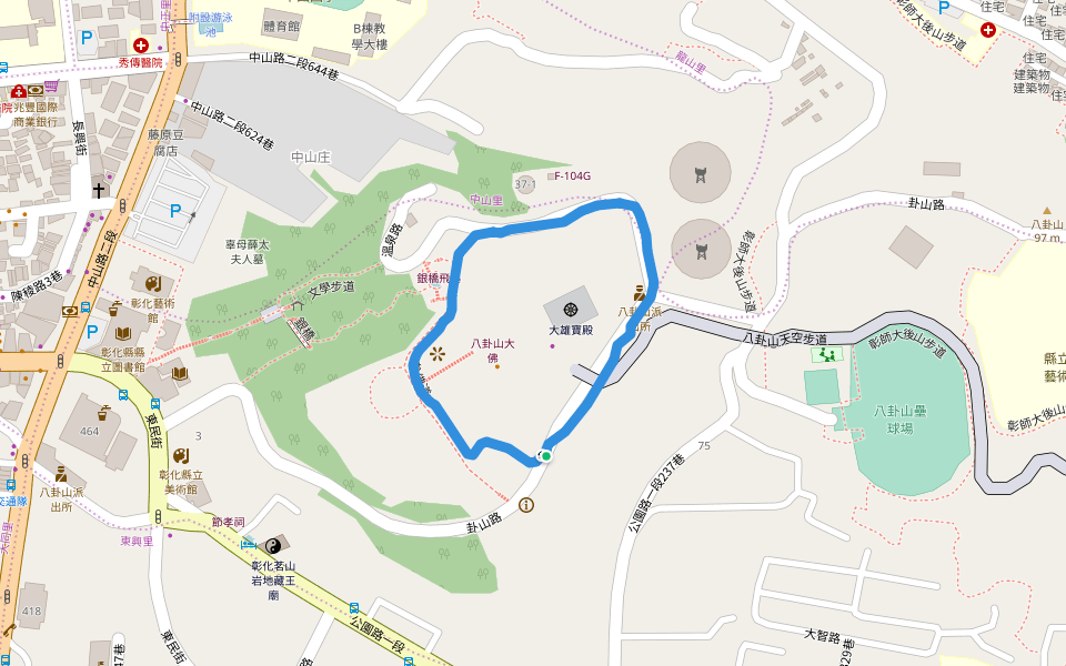 Buddhist Road | Walking Map