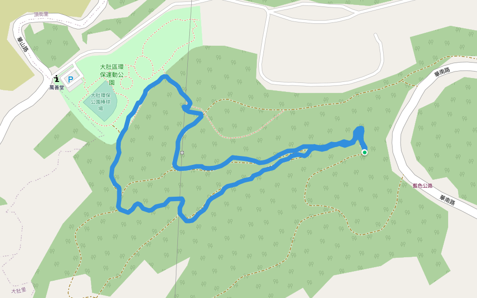 Parc sportif environnemental du district de Dadu | Walking Map