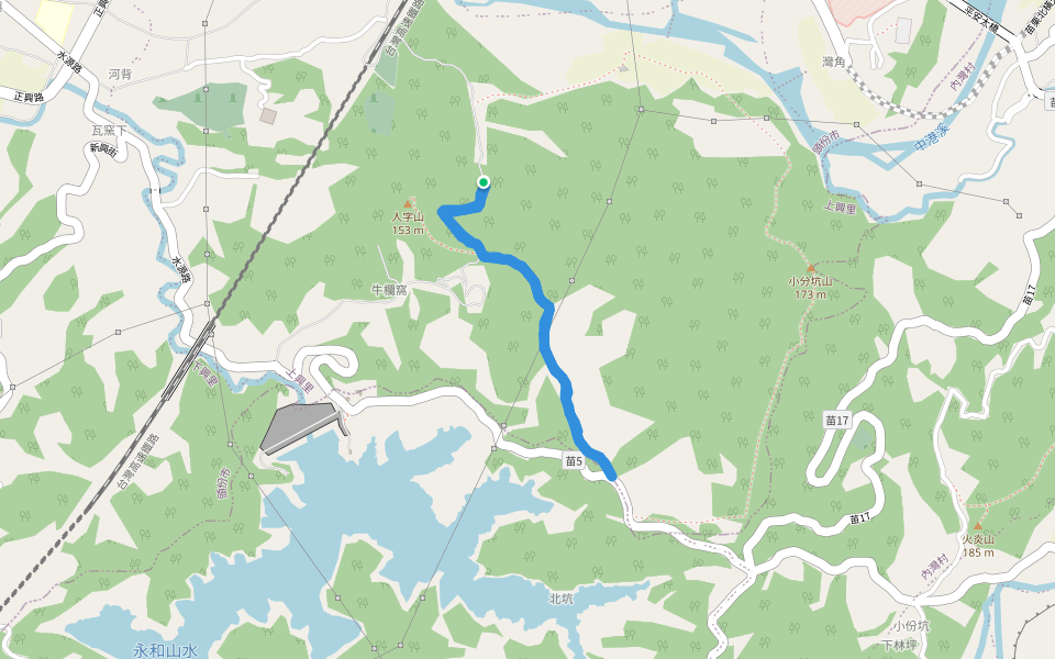 Dongxing reservoir water source protection zone boundary 4 Hiking Trail ...