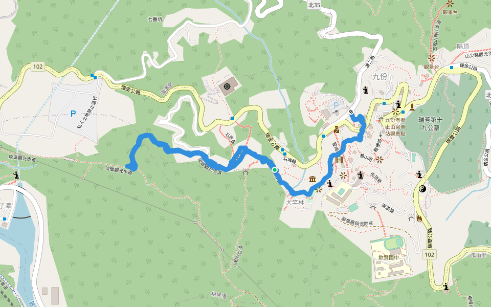 Jiufen Mountain City Hiking Trail - Ruifang District, New Taipei City ...