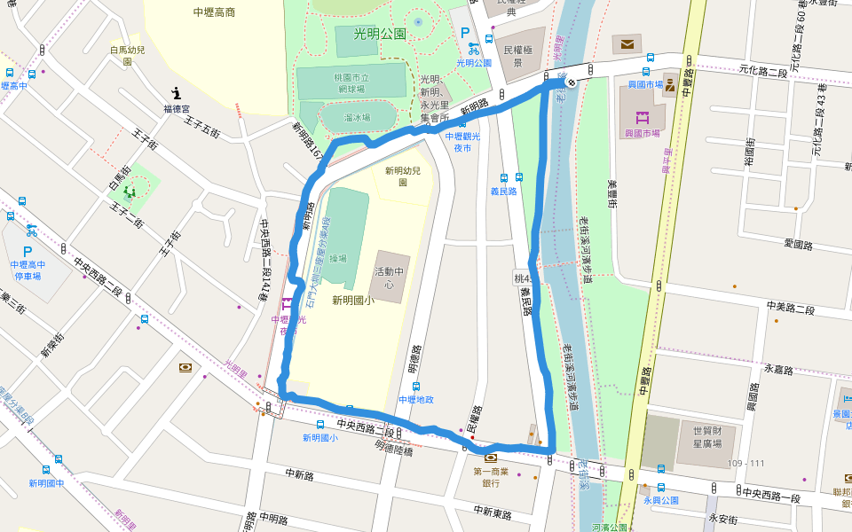 Gwangmyeong Park Walking and Running - Zhongli, Taiwan Province, Taiwan ...