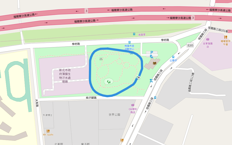 Landscape park Walking and Running - Shulin District, New Taipei City ...