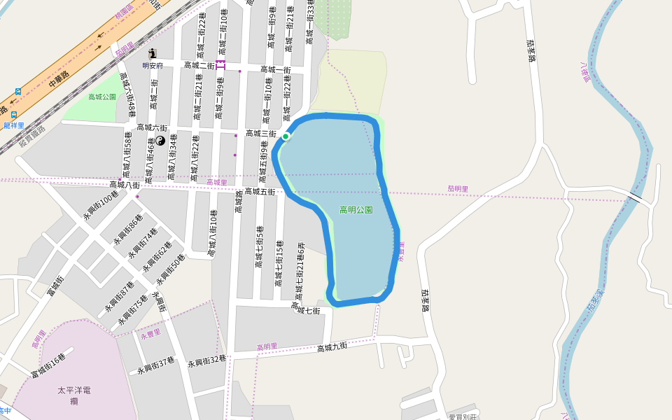 Gaoming Park Walking and Running - Bade City, Taiwan Province, Taiwan ...