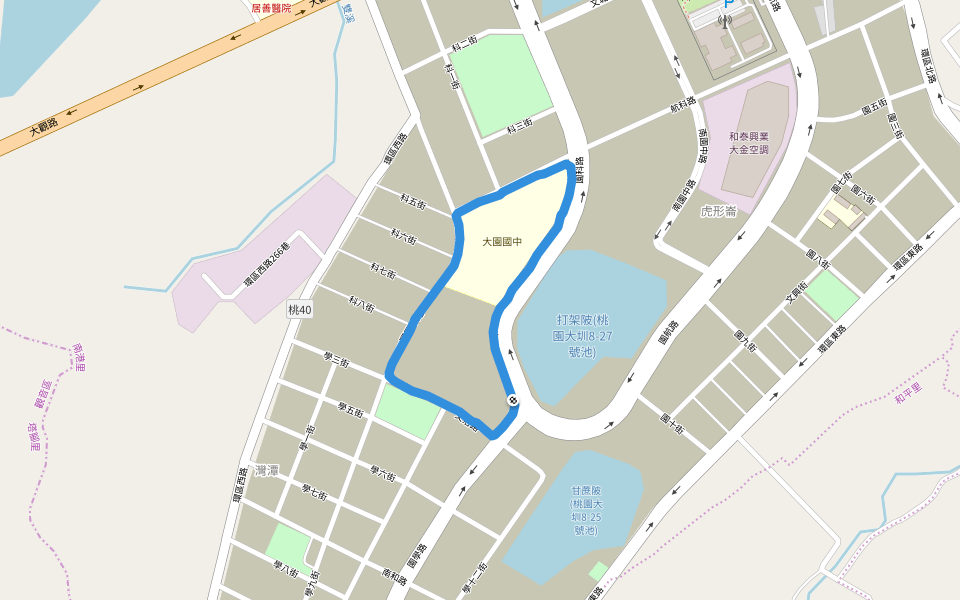 Fight Fight (Taoyuan Dazhen Pool 8-27) | Walking Map