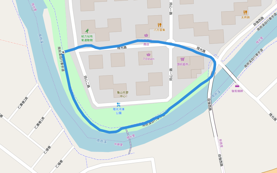 Luguang Riverside Park Walking and Running - Gueishan Township, Taiwan ...