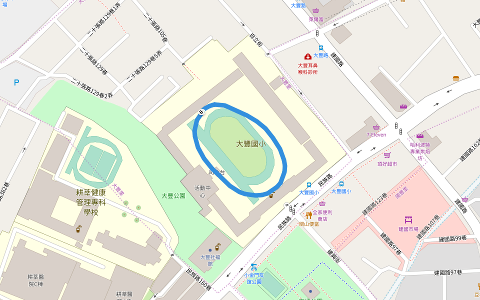 Dafeng Park in New Taipei City | Walking Map