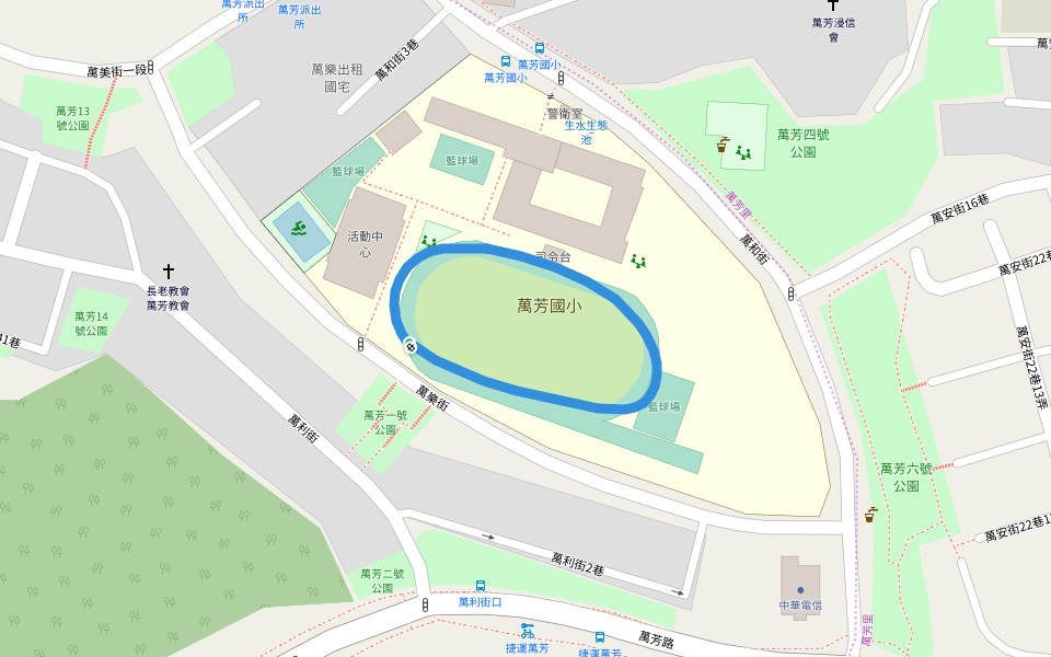 Wanfang No.1 Park in Taipei City | Walking Map