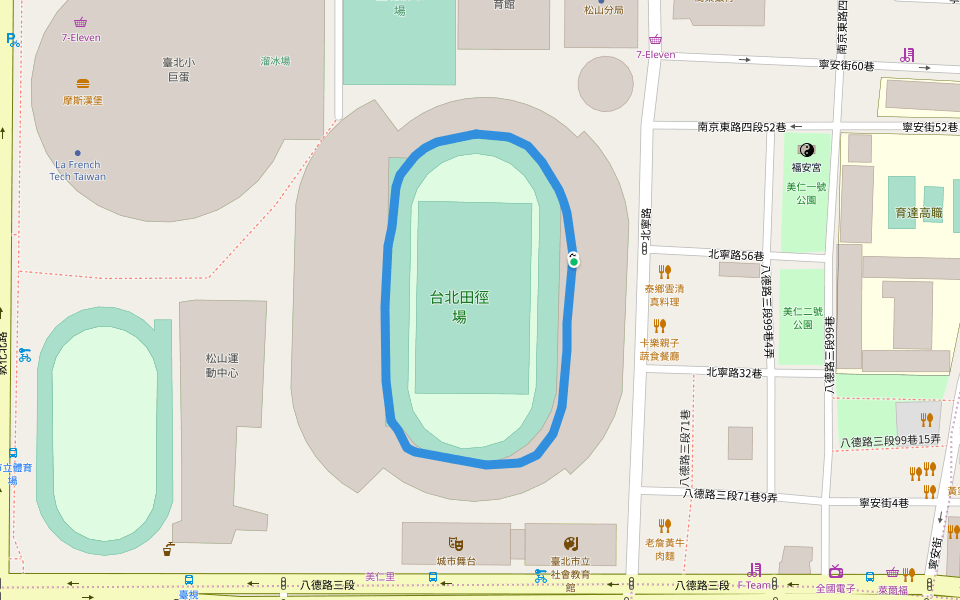 Taipei Atletismo Sendero - District de Songshan, Taipéi, Taiwán, China ...