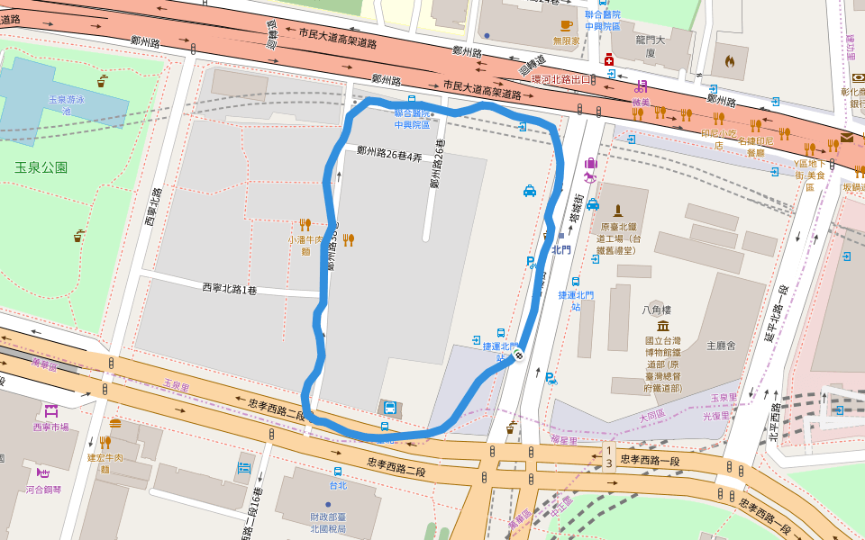 Taipei Underground Street in Taipei City | Walking Map