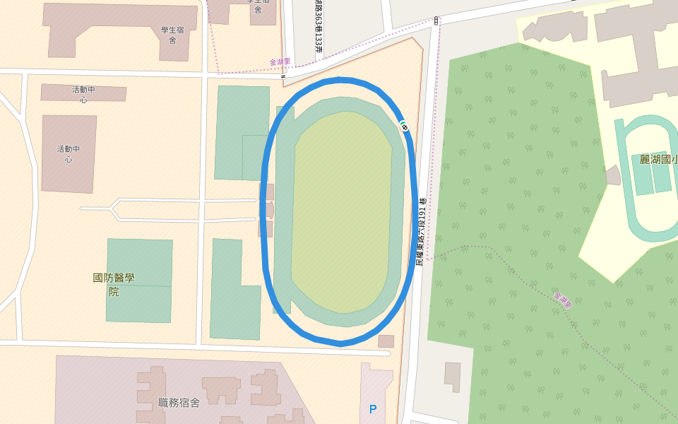 National Defense Medical College in Taipei City | Walking Map