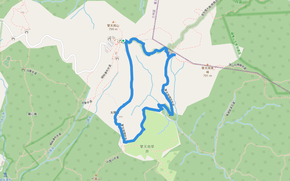 Qingtiangang Circular Trail in Taipei City | Walking Map