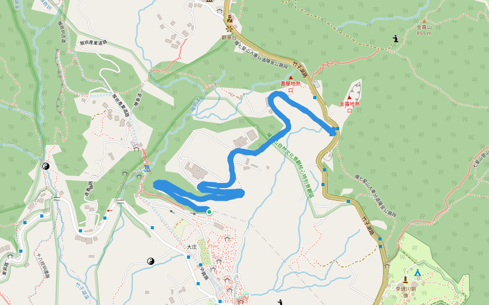 Yangmingshan National Park in Taipei City | Walking Map