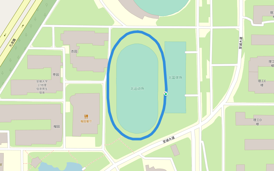 Anhui University (Qingyuan Campus) North Sports Ground in An Hui Sheng ...