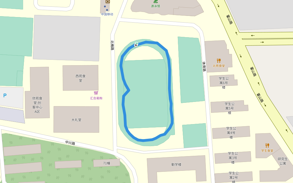 Anhui Agricultural University Walking And Running Trail - Shushan ...