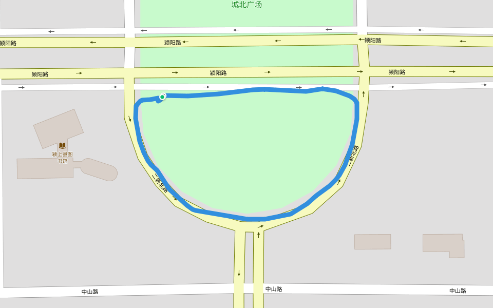 Chengbei Square in An Hui Sheng | Walking Map