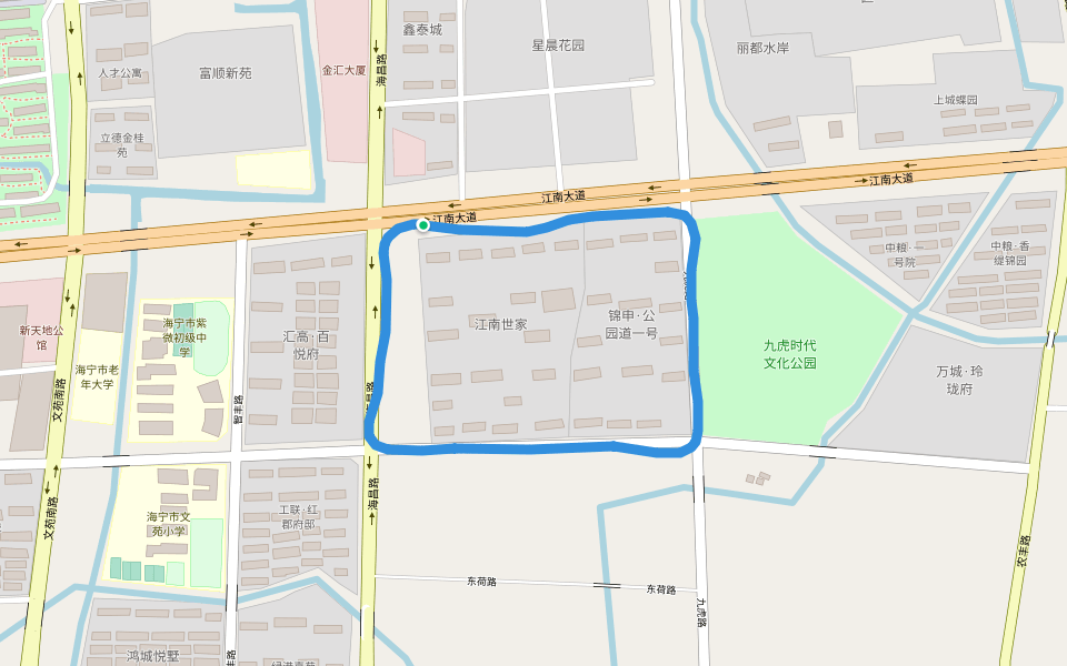 Jiangnan Family in Zhe Jiang Sheng | Walking Map