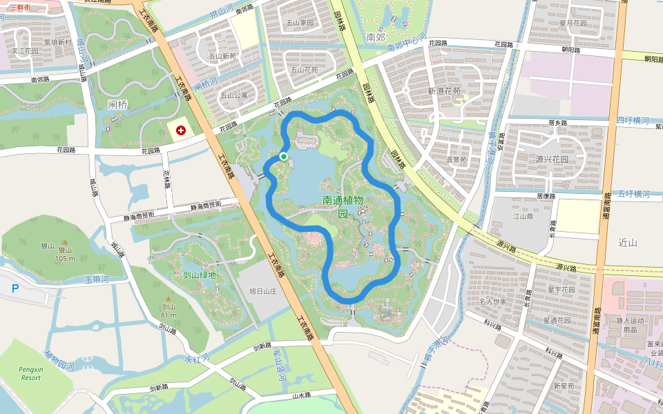 Nantong Botanical Garden Walking And Running Trail - China | Pacer