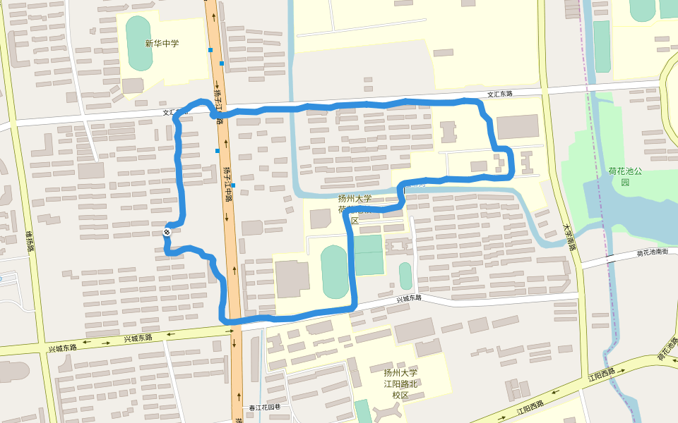 Yangzhou University Lotus Pond Campus Walking And Running Trail ...