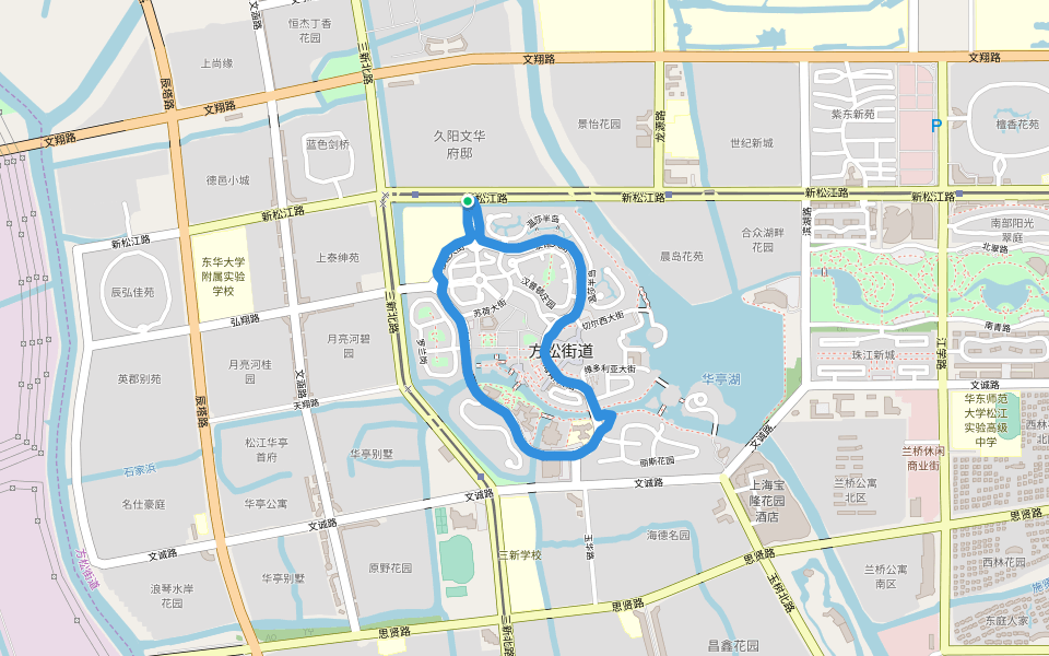 Thames Town in Shang Hai Shi | Walking Map