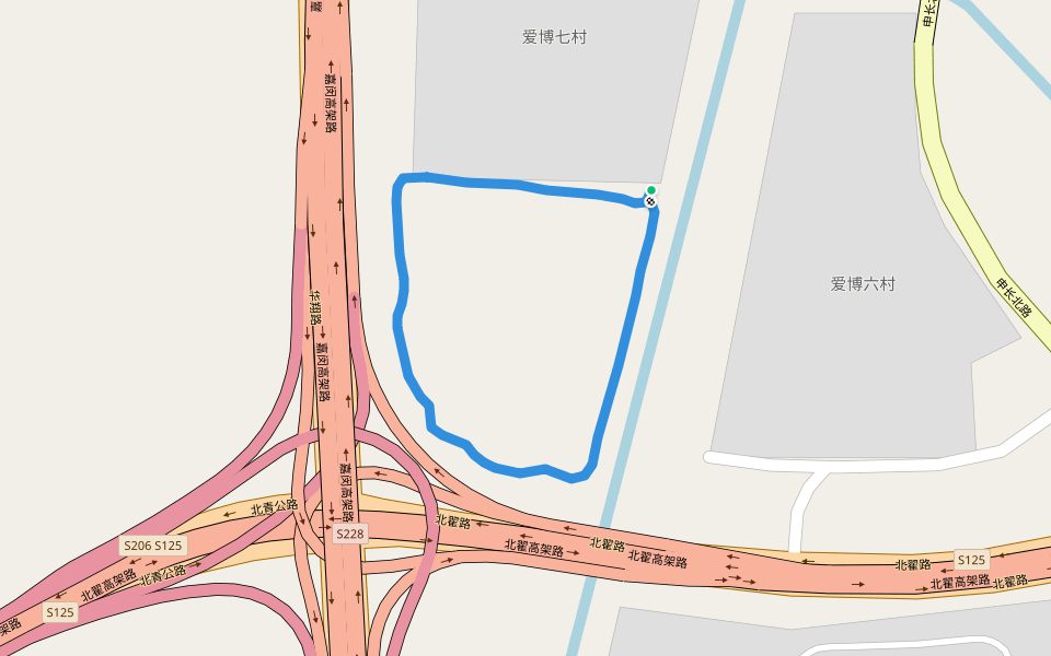 Aibo Qicun in Shang Hai Shi | Walking Map