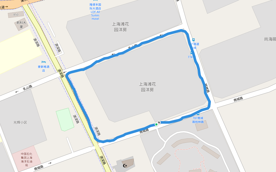 Shanghai Beach House Walking And Running Trail - Pudong, China | Pacer