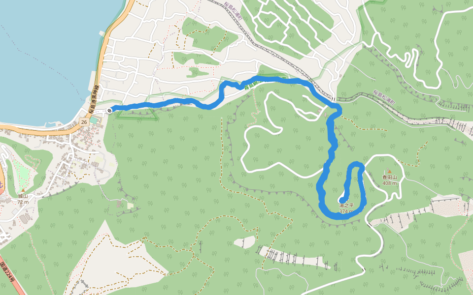 Tang Zhiping in Kagoshima | Walking Map