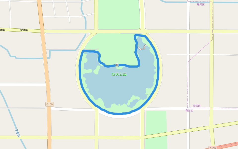 Yingtian Park Walking and Running - Shangqiu, China | Pacer