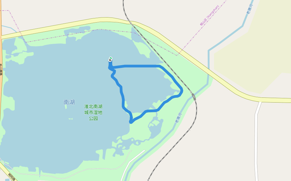 Huaibei Nanhu City Wetland Park Walking and Running - China | Pacer