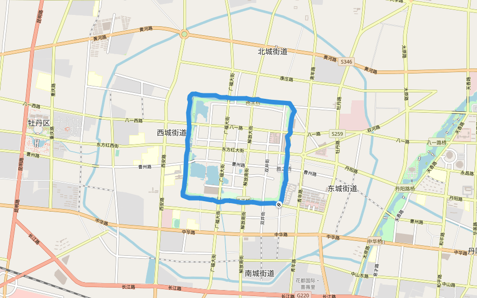 Moat Park Walking and Running - Heze, China | Pacer