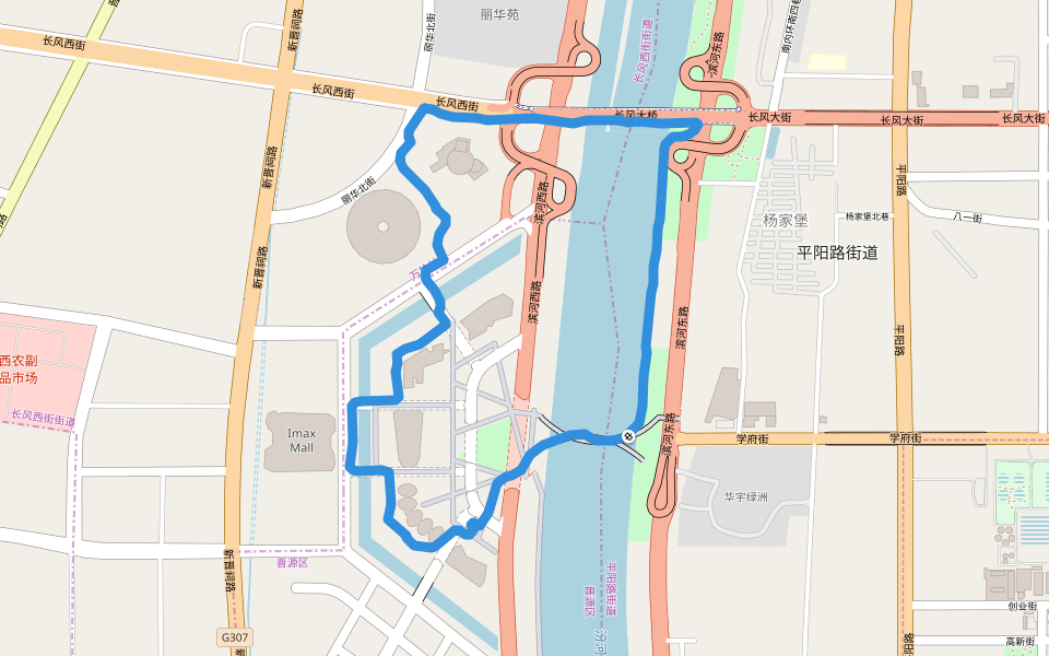 Changfeng Square in Shan Xi Sheng | Walking Map