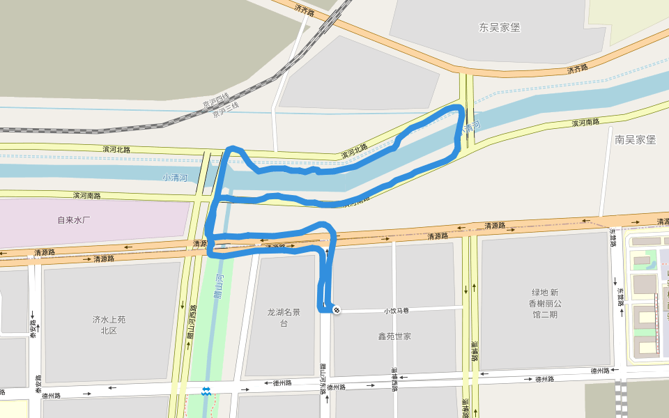 Lashan River Park Walking and Running - Ji Nan Shi, Shan Dong Sheng | Pacer